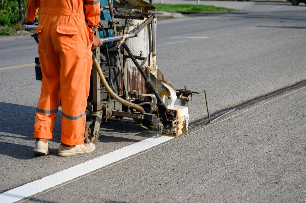 Thermoplastic Line Striping in Maryland & Virginia - Call Us